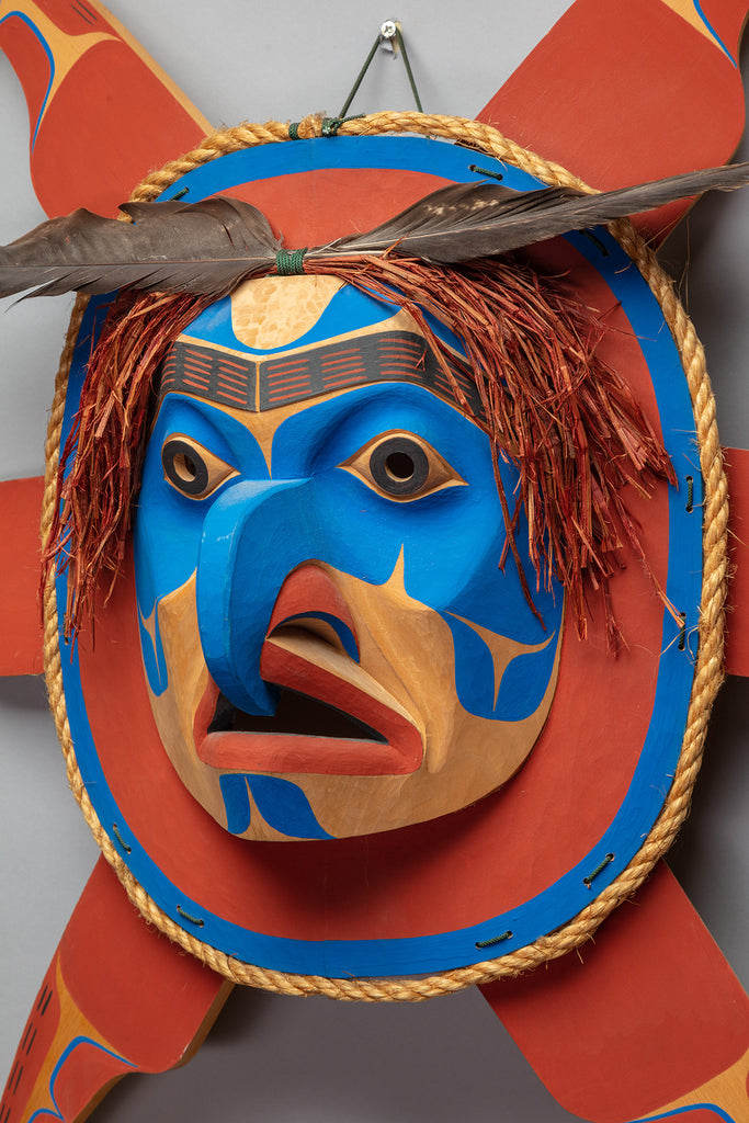 Bella Coola Style Sun Mask by Gene Brabant, Cree First Nation ...
