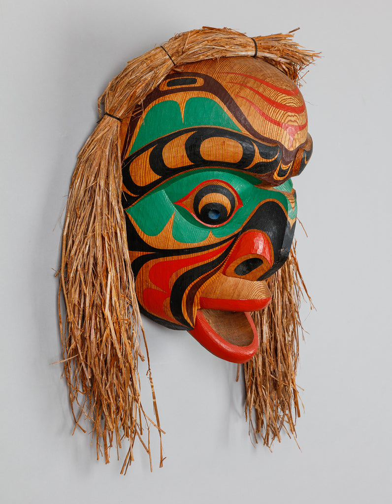 Mask depicting Sneezer by Tom Patterson, Nuu-Chah-Nulth – Quintana ...