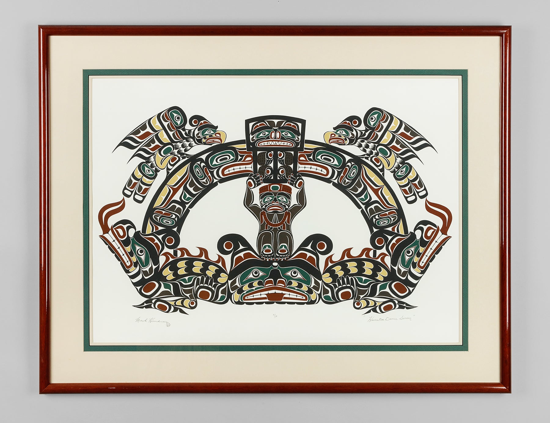 Hamatsa Dance Screen by Mark Henderson (1953-2016), Kwakwaka'wakw ...