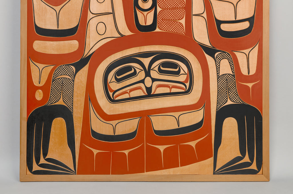 Panel depicting Eagle with Raven Spirit by David A. Boxley, Tsimshian ...