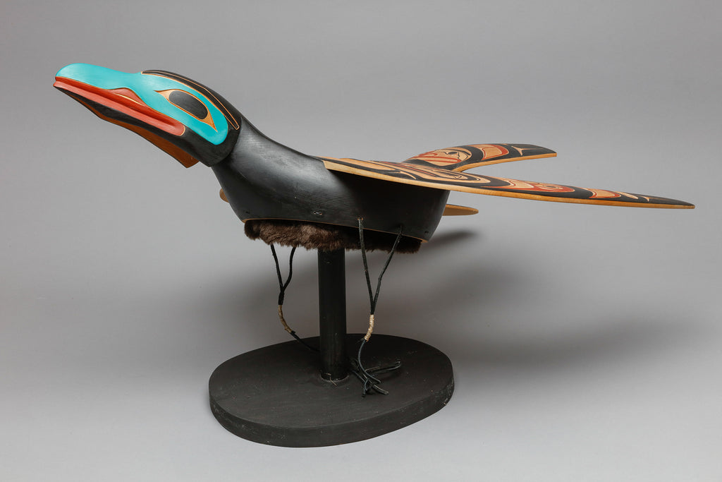 Headdress depicting Raven by David A. Boxley, Alaskan Tsimshian ...