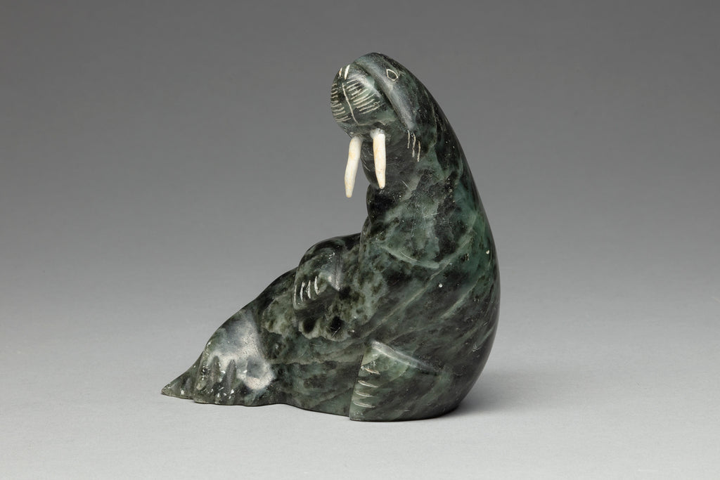 Walrus Carving by Ross Parkinson, Canadian – Quintana Galleries