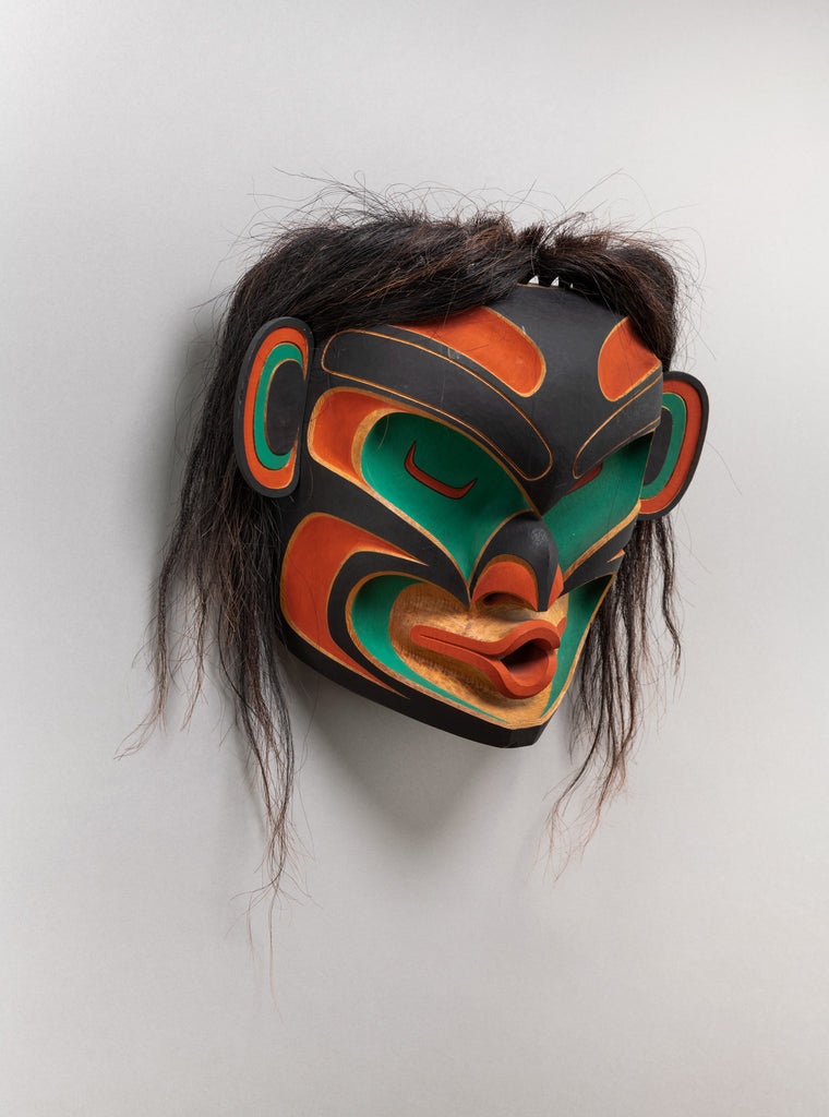 Dzoonakwa (Wild Woman of the Woods) Mask by Gene Brabant, Cree ...