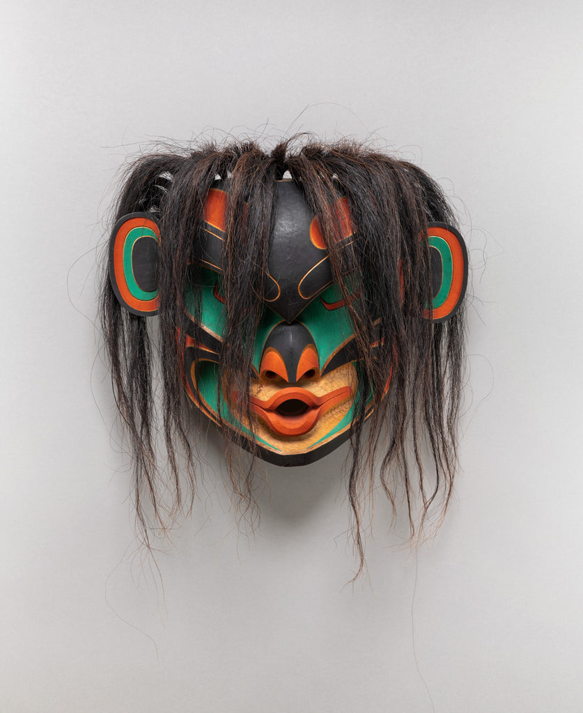 Dzoonakwa (Wild Woman of the Woods) Mask by Gene Brabant, Cree ...