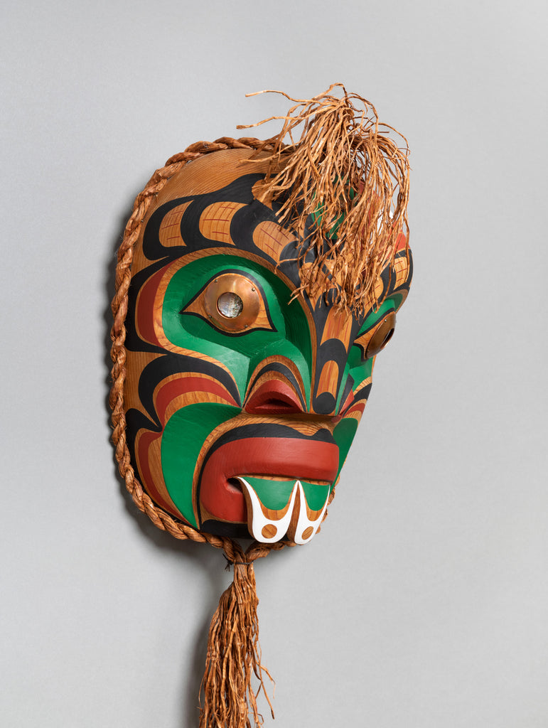 Pugwis Mask by Trevor Hunt, Kwakwaka’wakw – Quintana Galleries