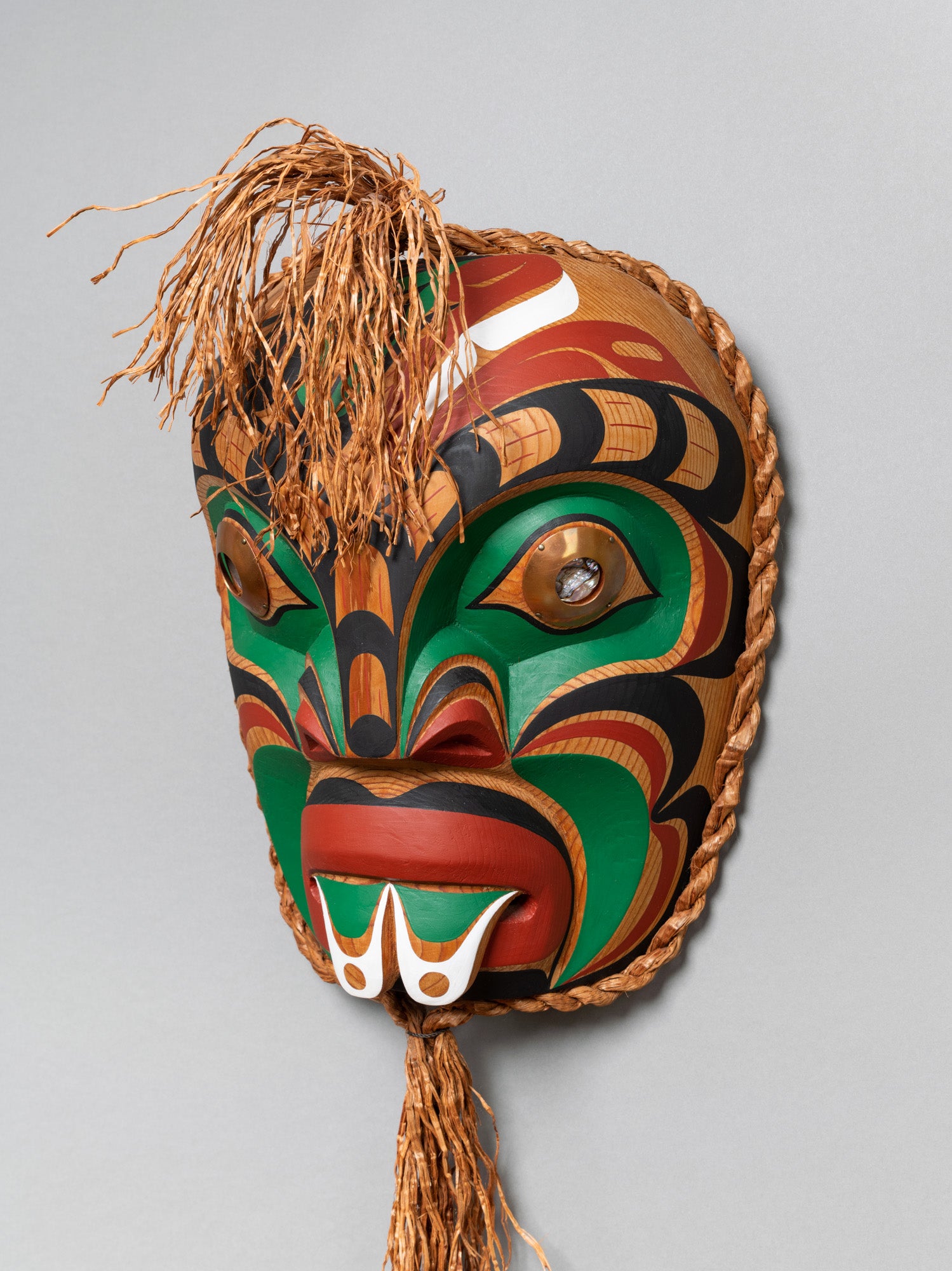 Pugwis Mask by Trevor Hunt, Kwakwaka’wakw – Quintana Galleries