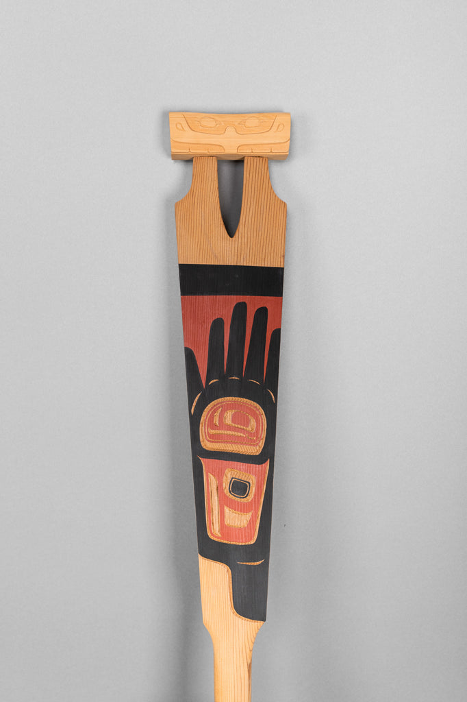 Raven Paddle by Victor Michael West, Tlingit and Cree – Quintana Galleries