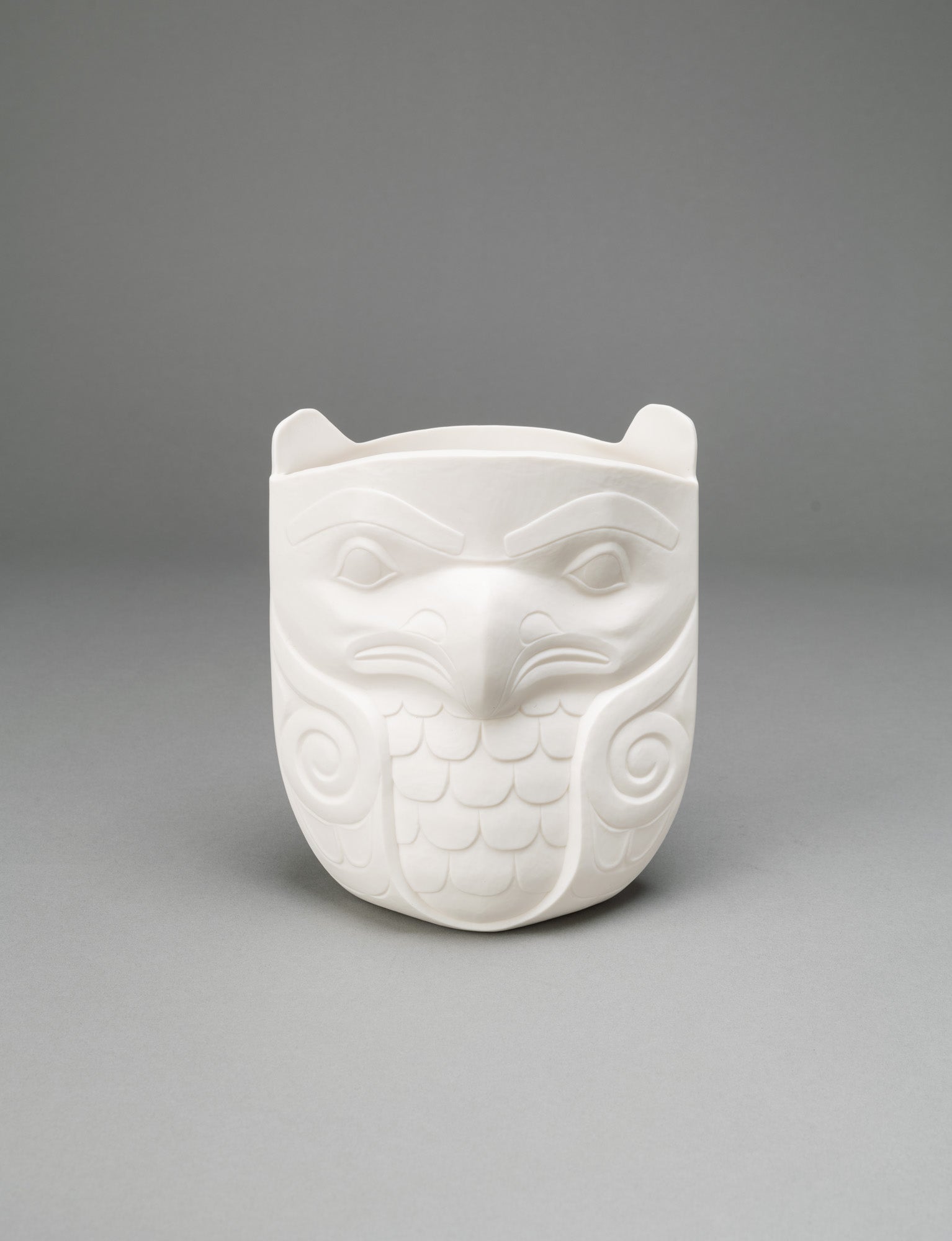 Eagle and Beaver Porcelain Vase by Terry Jackson, Metis – Quintana ...