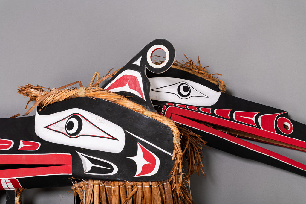 Double Sided Hamatsa Mask of Hok Hok and Hamatsa Raven by Tony Gulbran ...