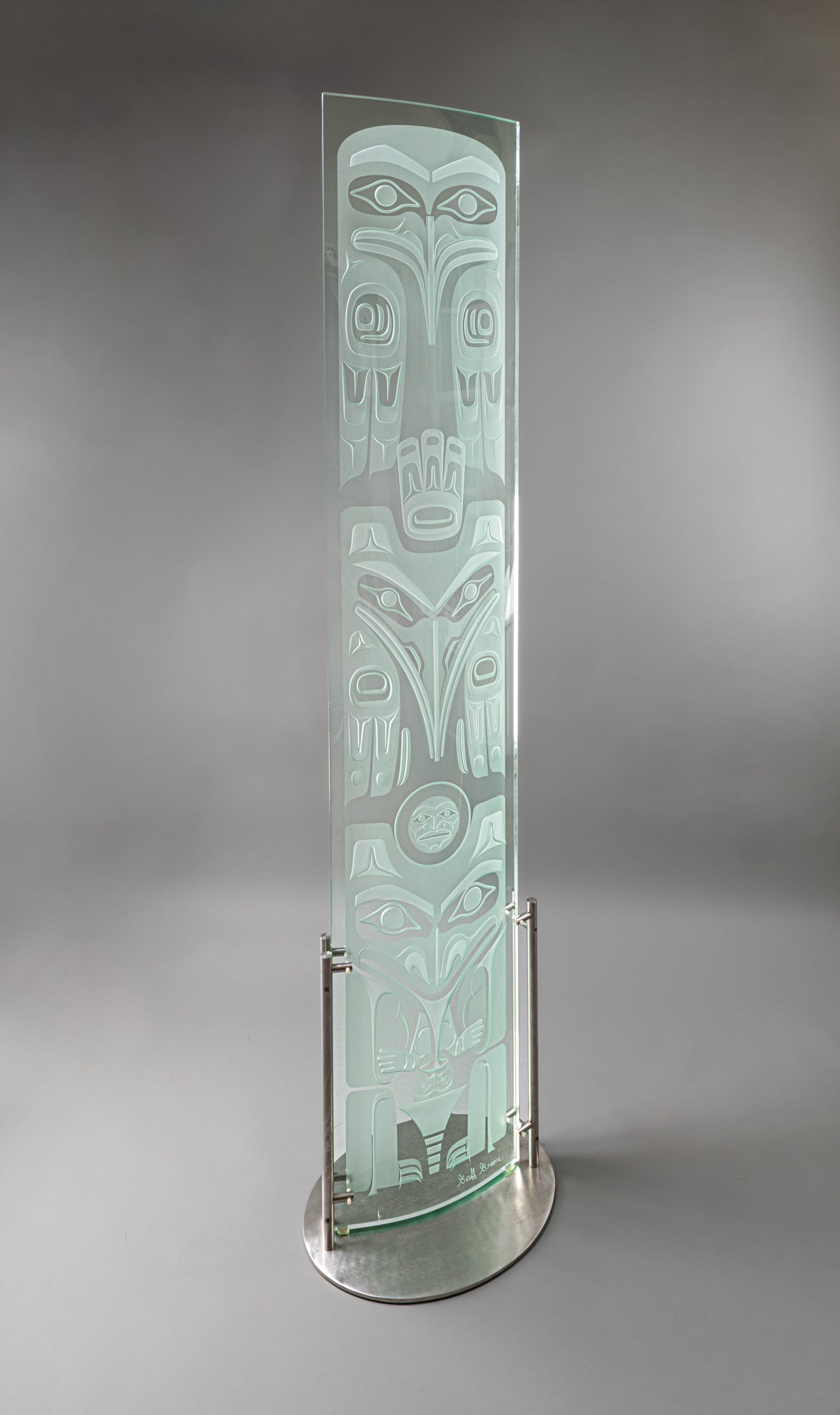 Haida Lineage Pole by Geoff Greene, Haida – Quintana Galleries
