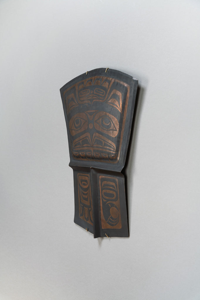 Copper Shaped Panel with Eagle Design, Kwakwaka’wakw – Quintana Galleries