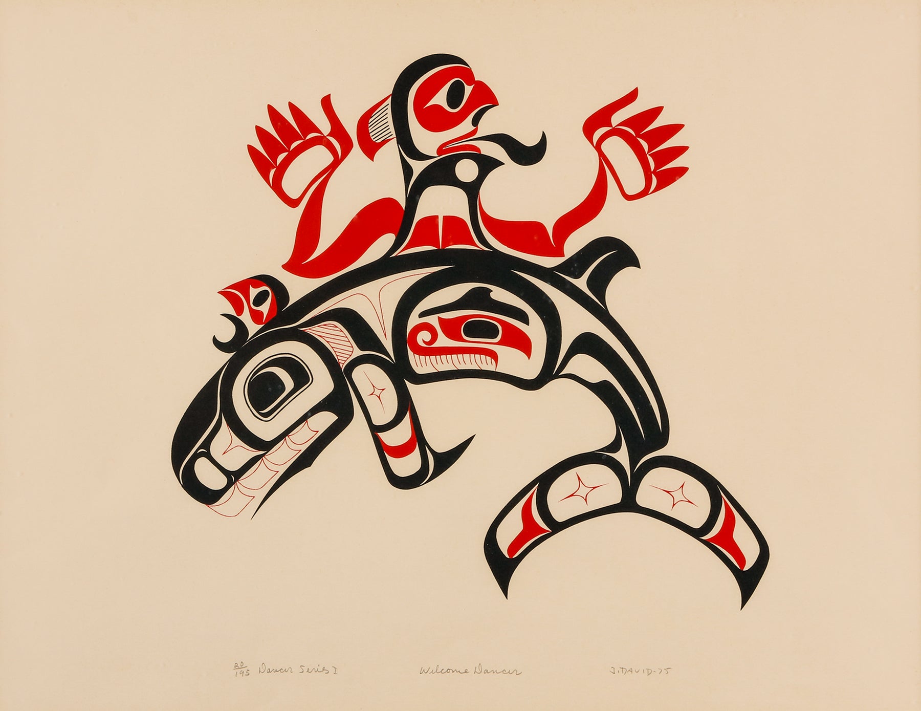 Welcome Dancer by Joe David, Nuu-Chah-Nulth Nation – Quintana Galleries