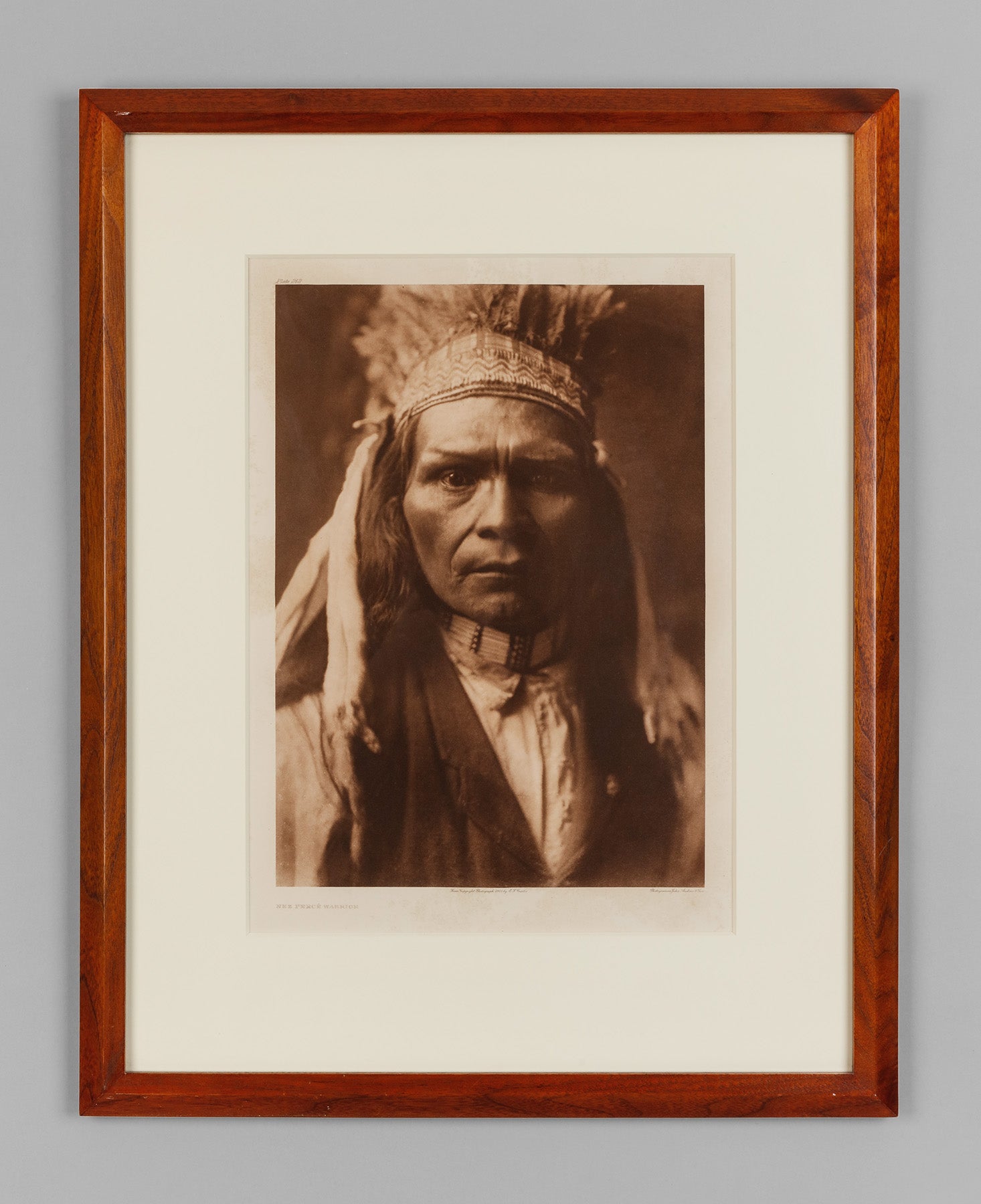 Nez Percé Warrior, 1905 - Original Photogravure by Edward S. Curtis (1 ...