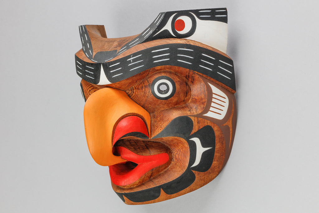 Kwagiulth Grouse Mask by Tony Hunt Jr. (1961-2017) – Quintana Galleries