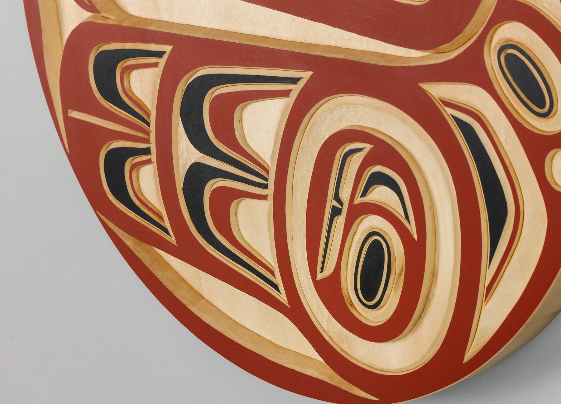 Panel depicting Eagle by Jim Charlie, Coast Salish Nation – Quintana ...