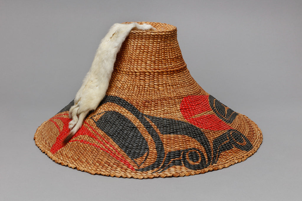 Ceremonial Hat with Split Frog Design, Tlingit Basketry – Quintana ...