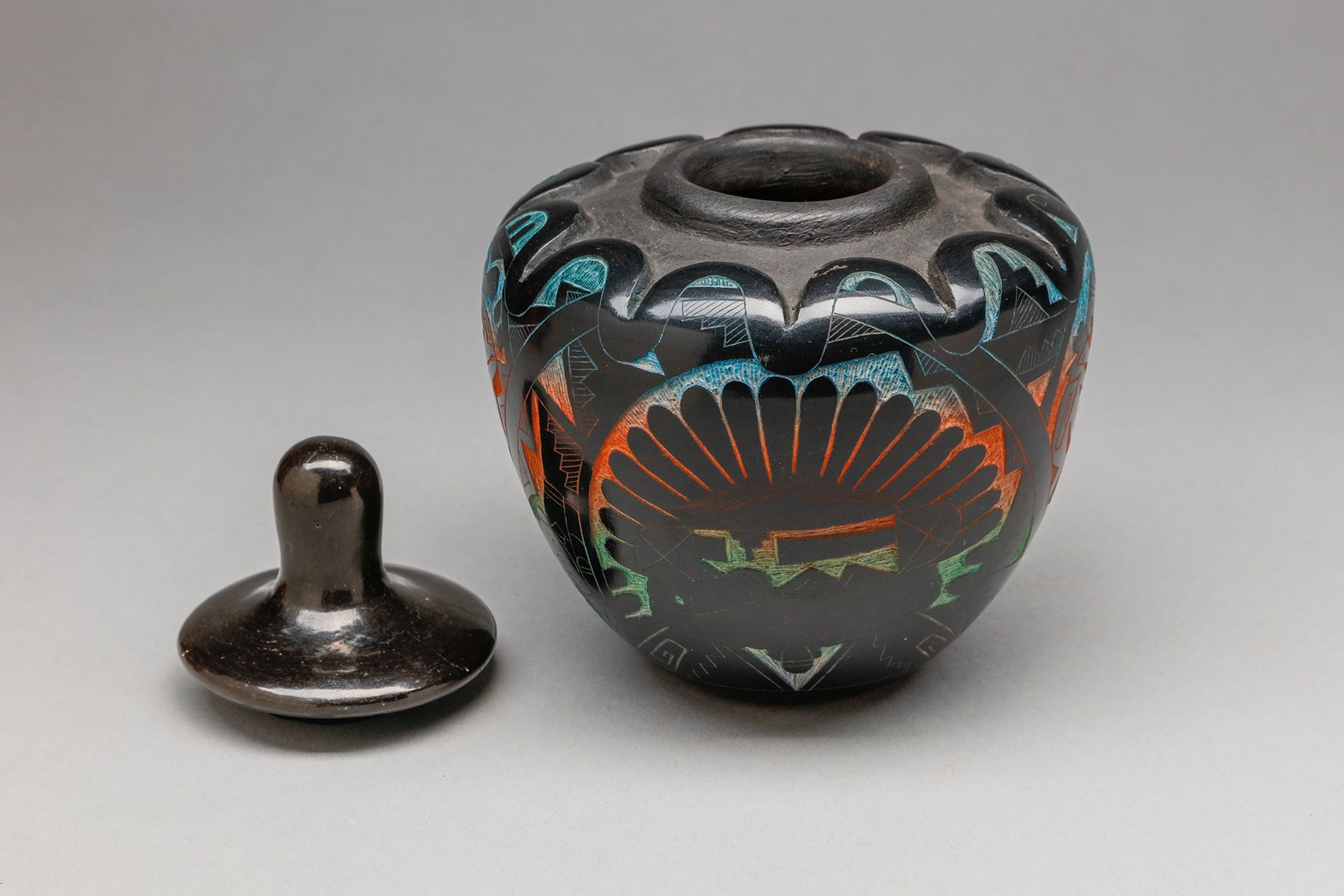 Incised Pottery Jar by Dalawepi (Ergil Vallo), Hopi Pueblo – Quintana ...