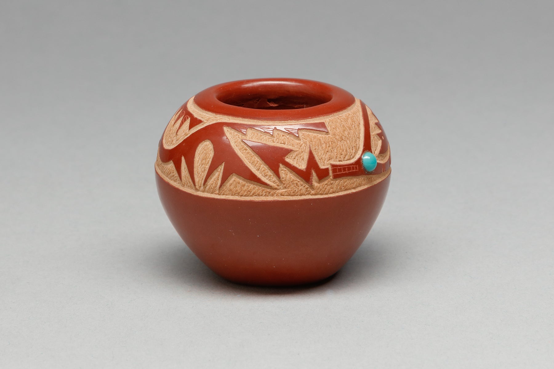 Miniature Redware Bowl by Goldenrod, Santa Clara Pueblo – Quintana ...