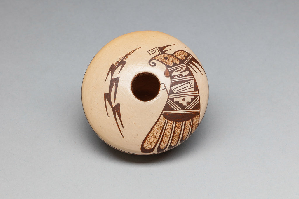 Small Pot with Parrot Design by Cynthia Sequi, Hopi Pueblo – Quintana ...