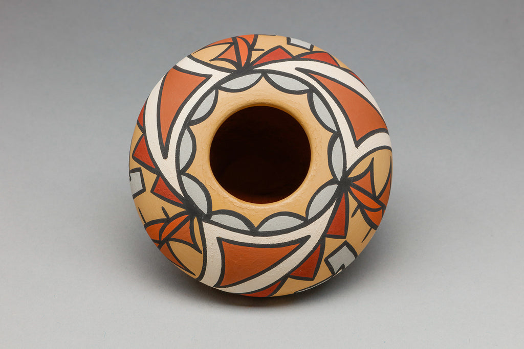 Polychrome Pot by Joe & Thelma Talachy, Pojoaque Pueblo – Quintana ...