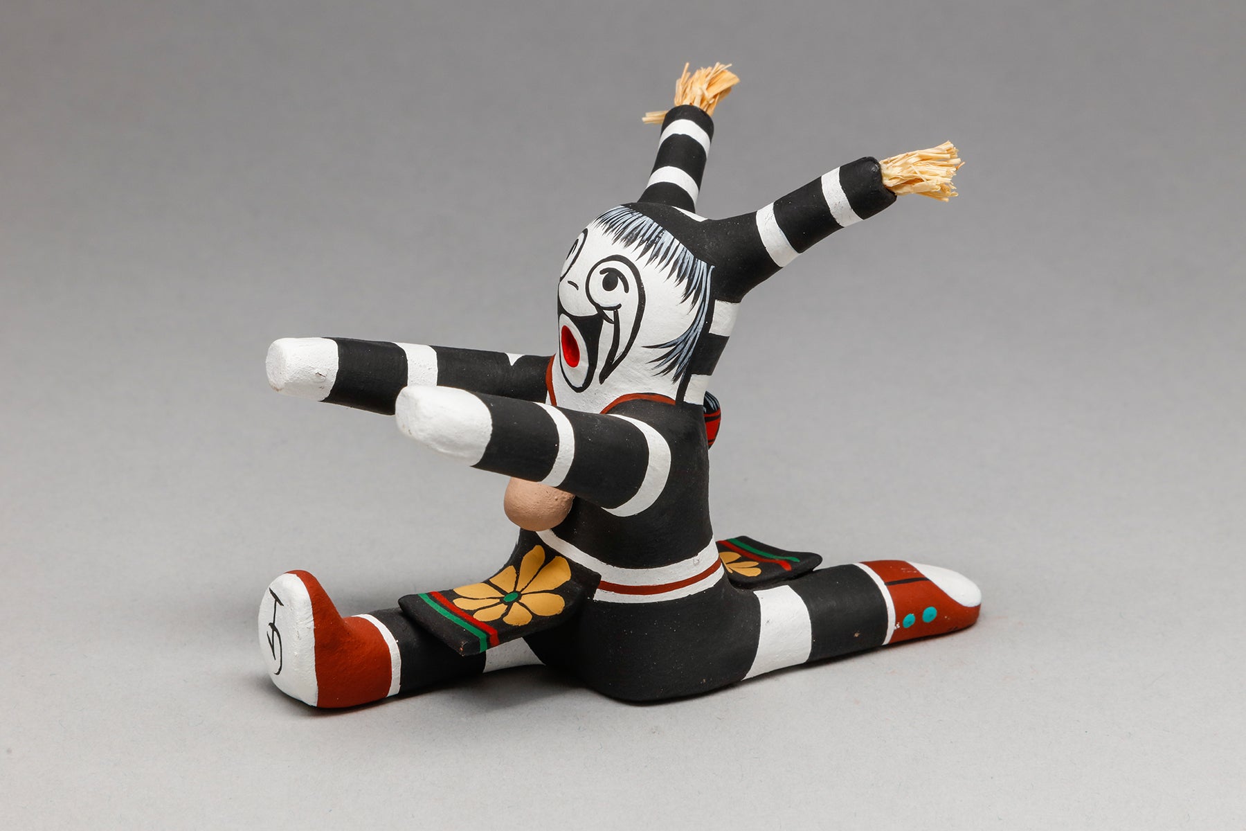 Koshari Clown Figure by Tony Dallas, Hopi Pueblo – Quintana Galleries
