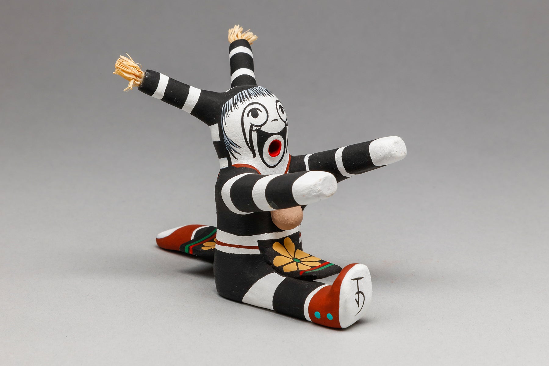 Koshari Clown Figure by Tony Dallas, Hopi Pueblo – Quintana Galleries
