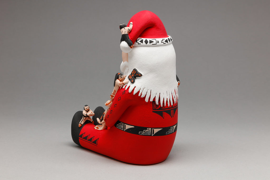 Santa Clause with 13 Children by Dena M. Suina, Cochiti/San Felipe Pue ...