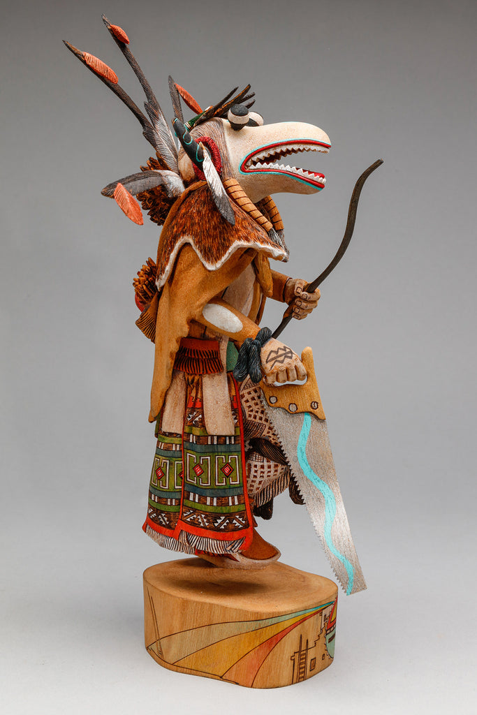 White Ogre Kachina by Kerry David, Hopi – Quintana Galleries