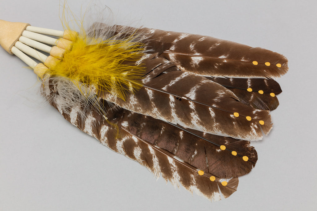 Contemporary Peyote Fan by Tom Armour, Arapaho Nation – Quintana Galleries