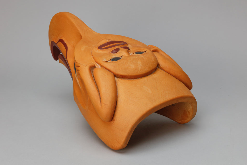 Headdress depicting Eagle and Human by Carl Stromquist, Salish ...