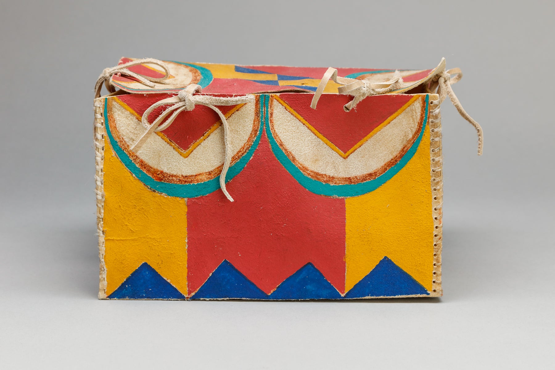 Parfleche Box, c. 1920, Sioux Nation – Quintana Galleries