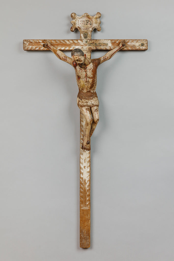 Mexican Processional Crucifix, Late 19th Century – Quintana Galleries