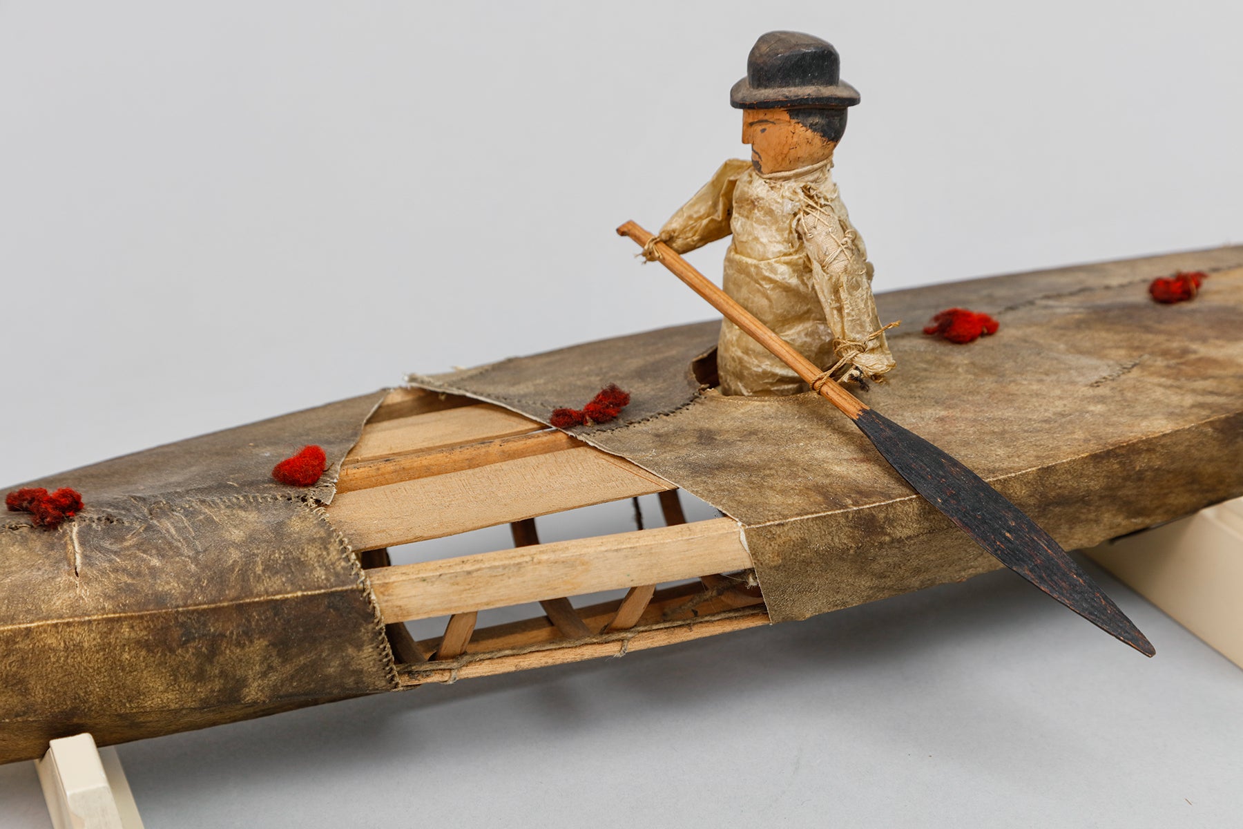 Rare Antique Kayak with Figures, late 19th Century, Aleut – Quintana ...