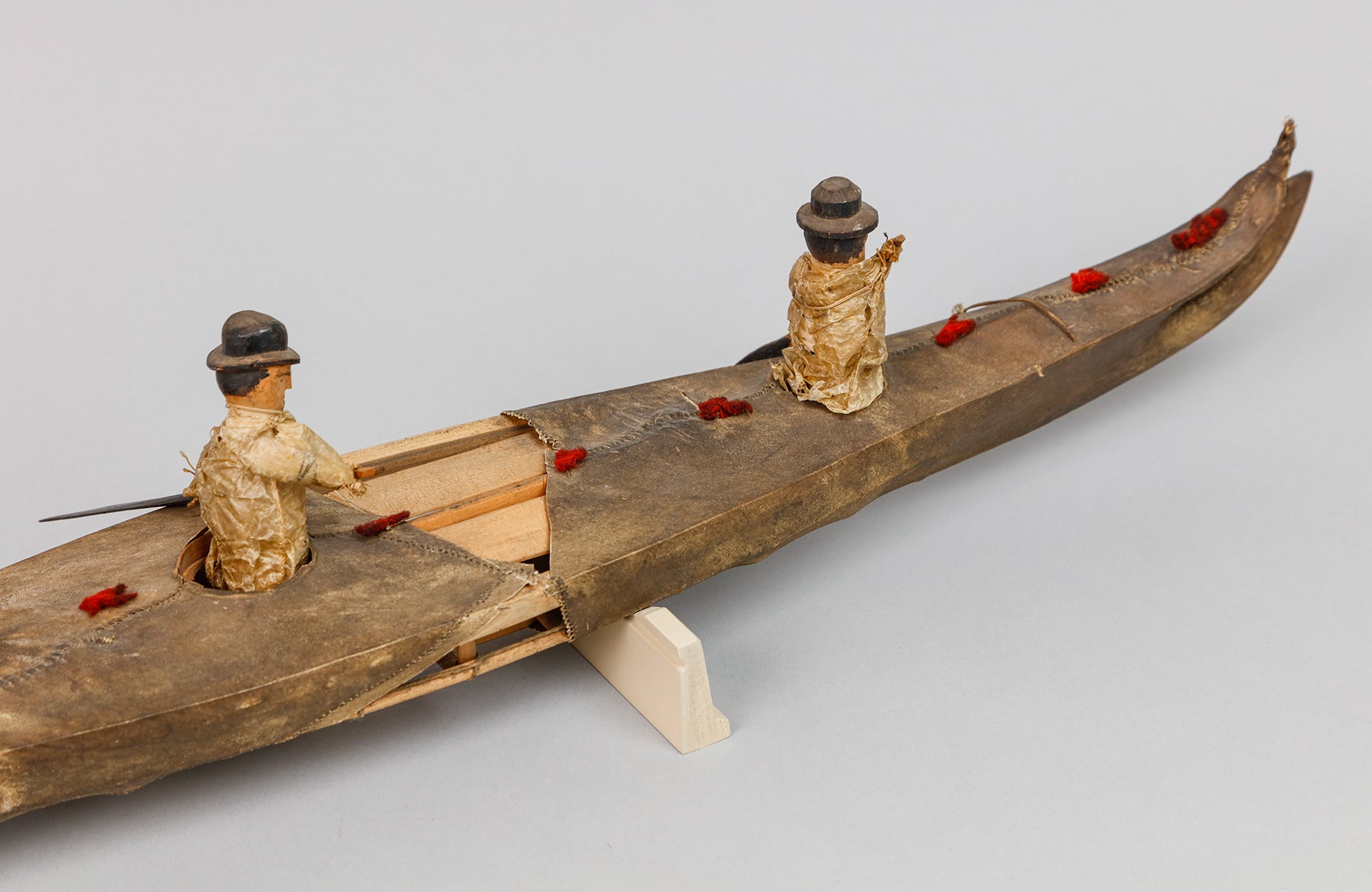 Rare Antique Kayak with Figures, late 19th Century, Aleut – Quintana ...