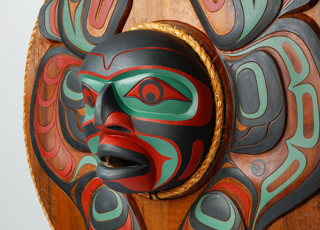 Sea Lion Moon Mask by Trevor Hunt, Kwakwaka'wakw – Quintana Galleries