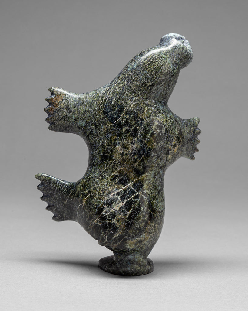Dancing Walrus by Pudlalik Shaa, Inuit – Quintana Galleries