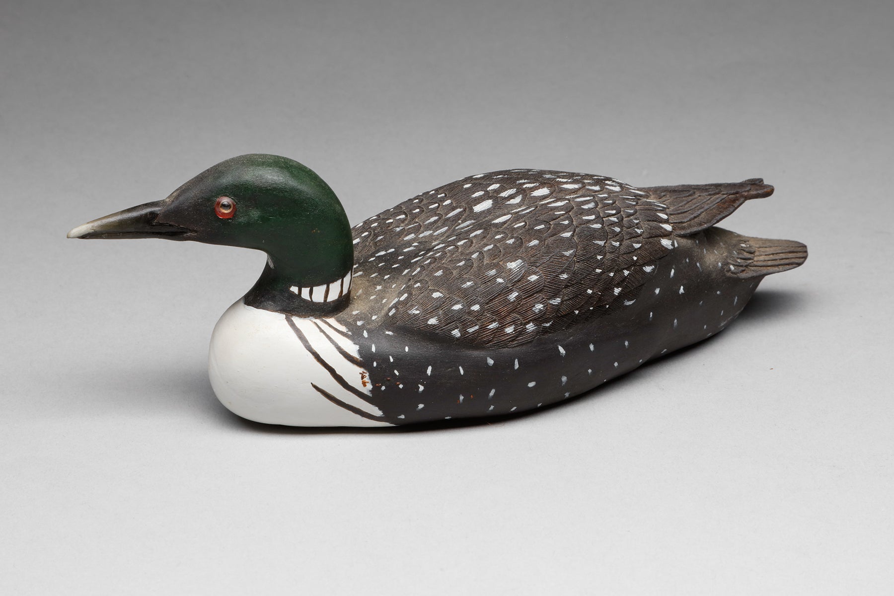 Common Loon Carving by Ron Gravenhorst, Alaskan – Quintana Galleries