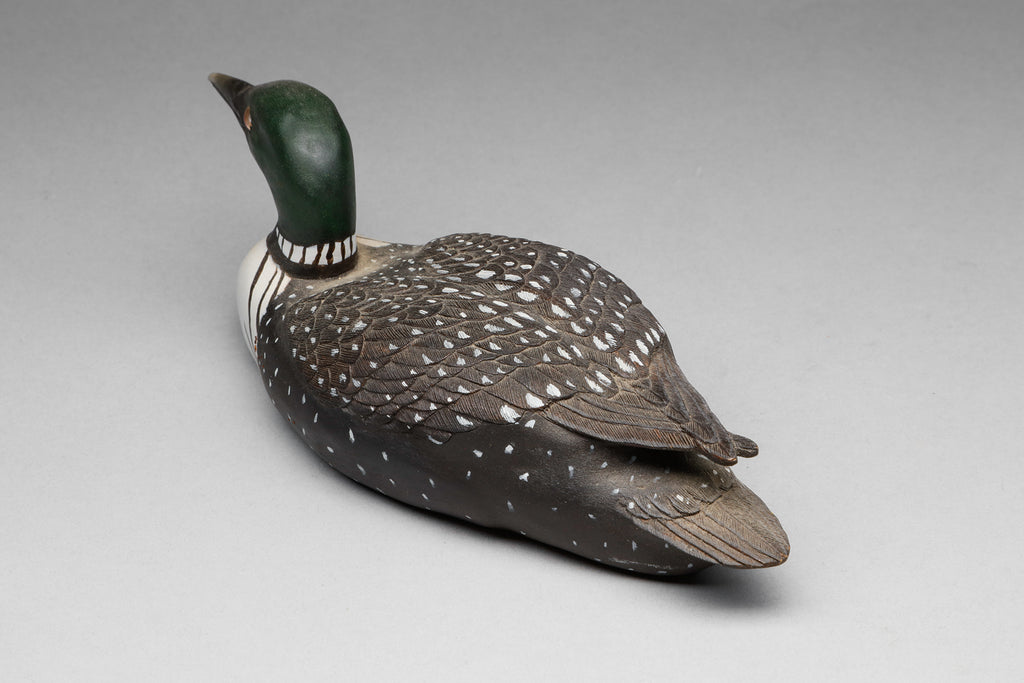Common Loon Carving by Ron Gravenhorst, Alaskan – Quintana Galleries