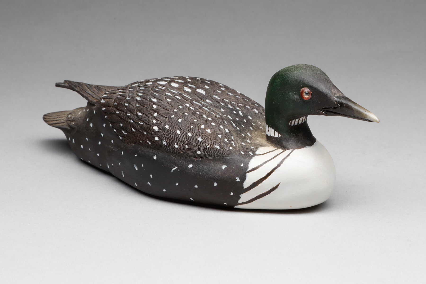 Common Loon Carving by Ron Gravenhorst, Alaskan – Quintana Galleries