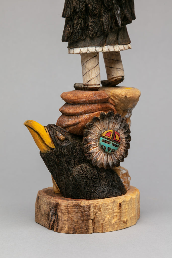 Shalako Mana Kachina by Eric Nastacio, Hopi – Quintana Galleries