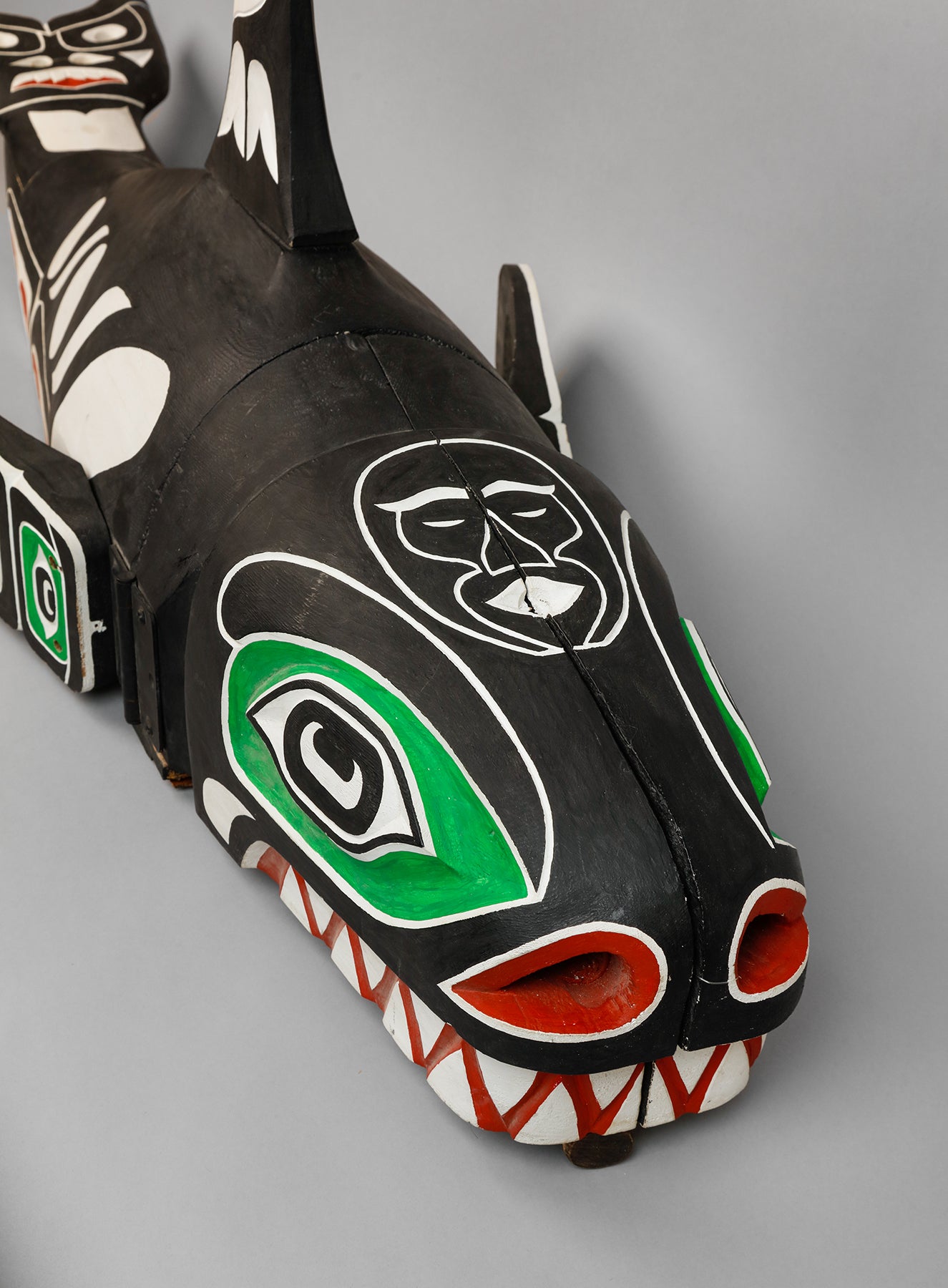 Sisiutl Transforms into Killer Whale: Back Mask by Chief Sam Johnson ...