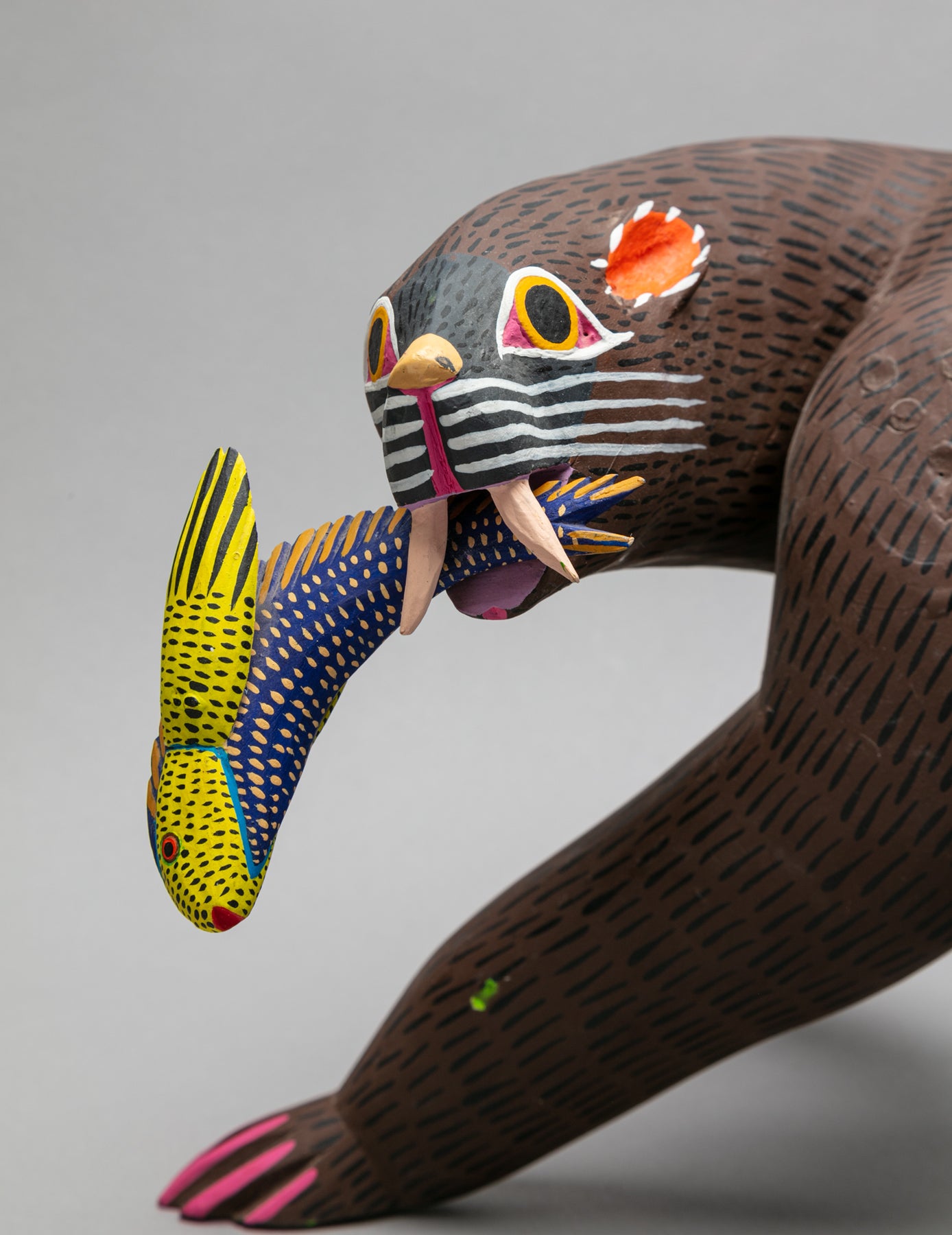 Brown Bear with Fish by Manuel Jimenez (1919-2005), Mexico – Quintana ...