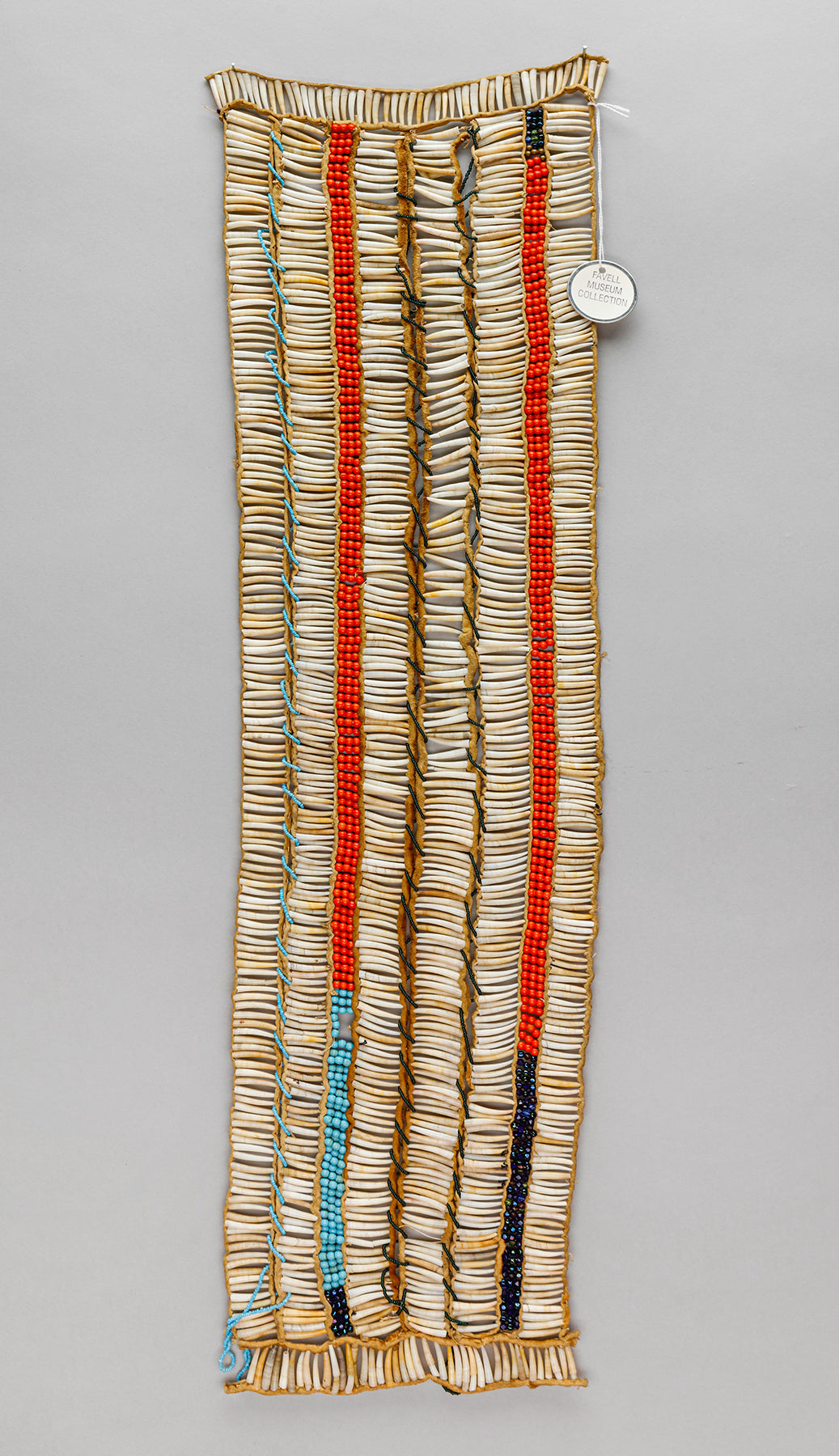 Rare Dentalium Shell Regalia, c. 1850, Attributed to the Chinook Cultu ...