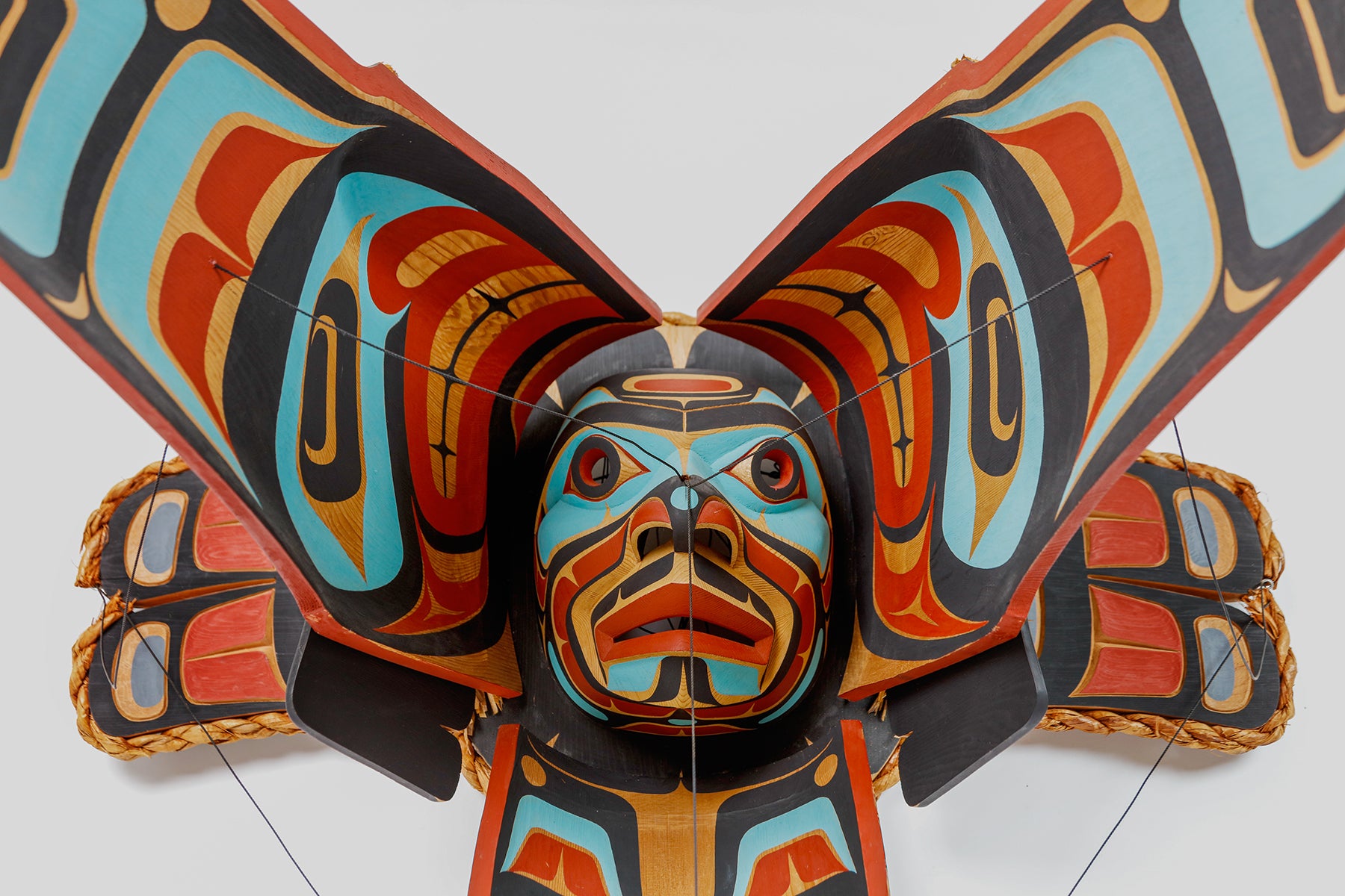 Transformation Mask depicting Raven by Tom D. Hunt, Kwakwaka'wakw ...
