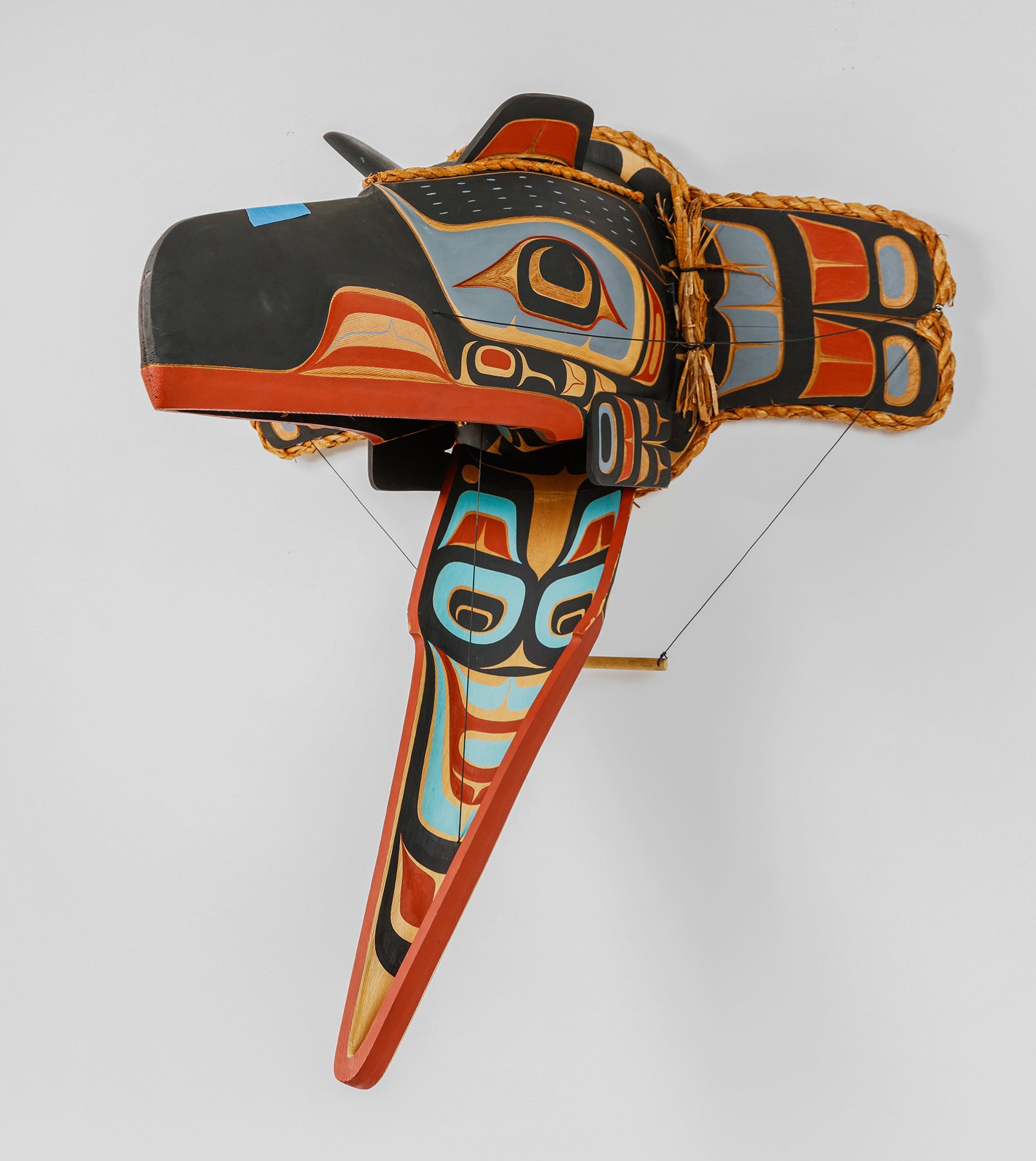 Transformation Mask depicting Raven by Tom D. Hunt, Kwakwaka'wakw ...