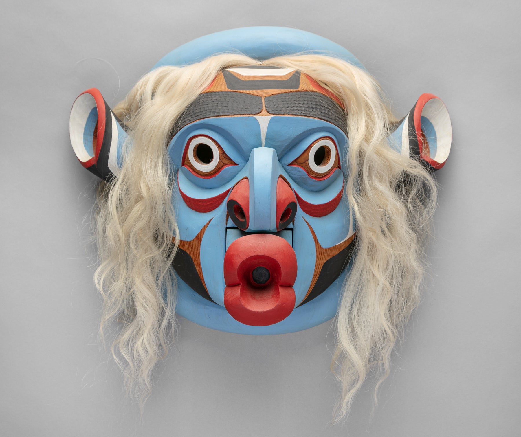 Echo Mask, c. 1980 by Lelooska (1933 - 1996) – Quintana Galleries